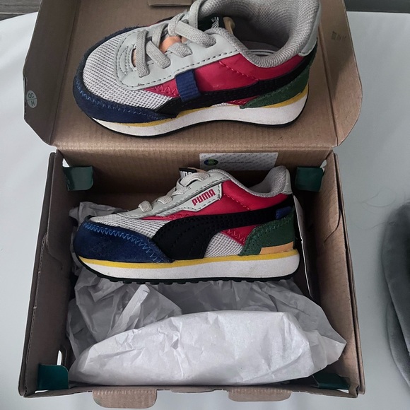 Puma | Shoes | Puma Red And Blue Sneakers Retro Design | Poshmark